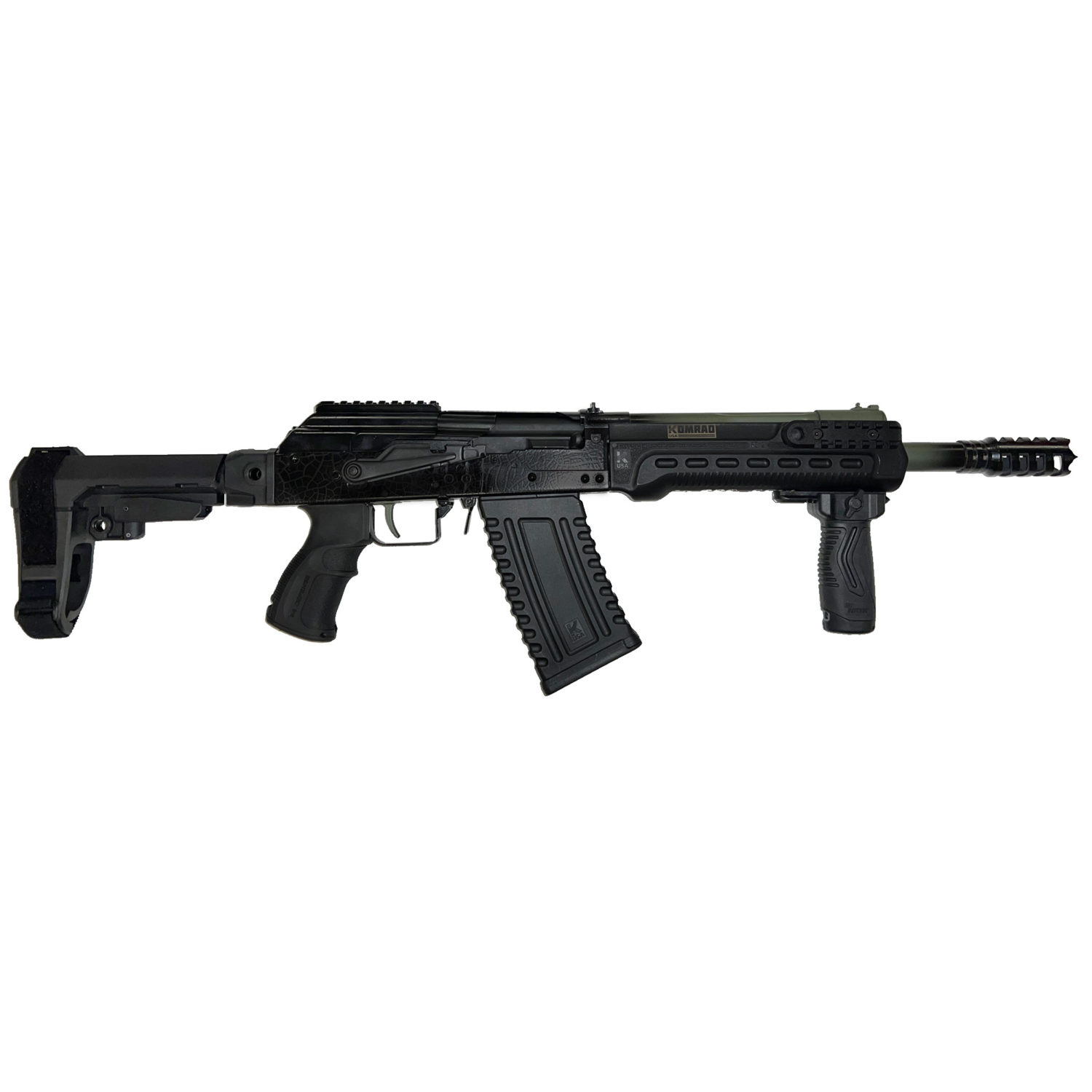 KOMRAD -12GA Firearm - Alligator Black/Green - KUSA