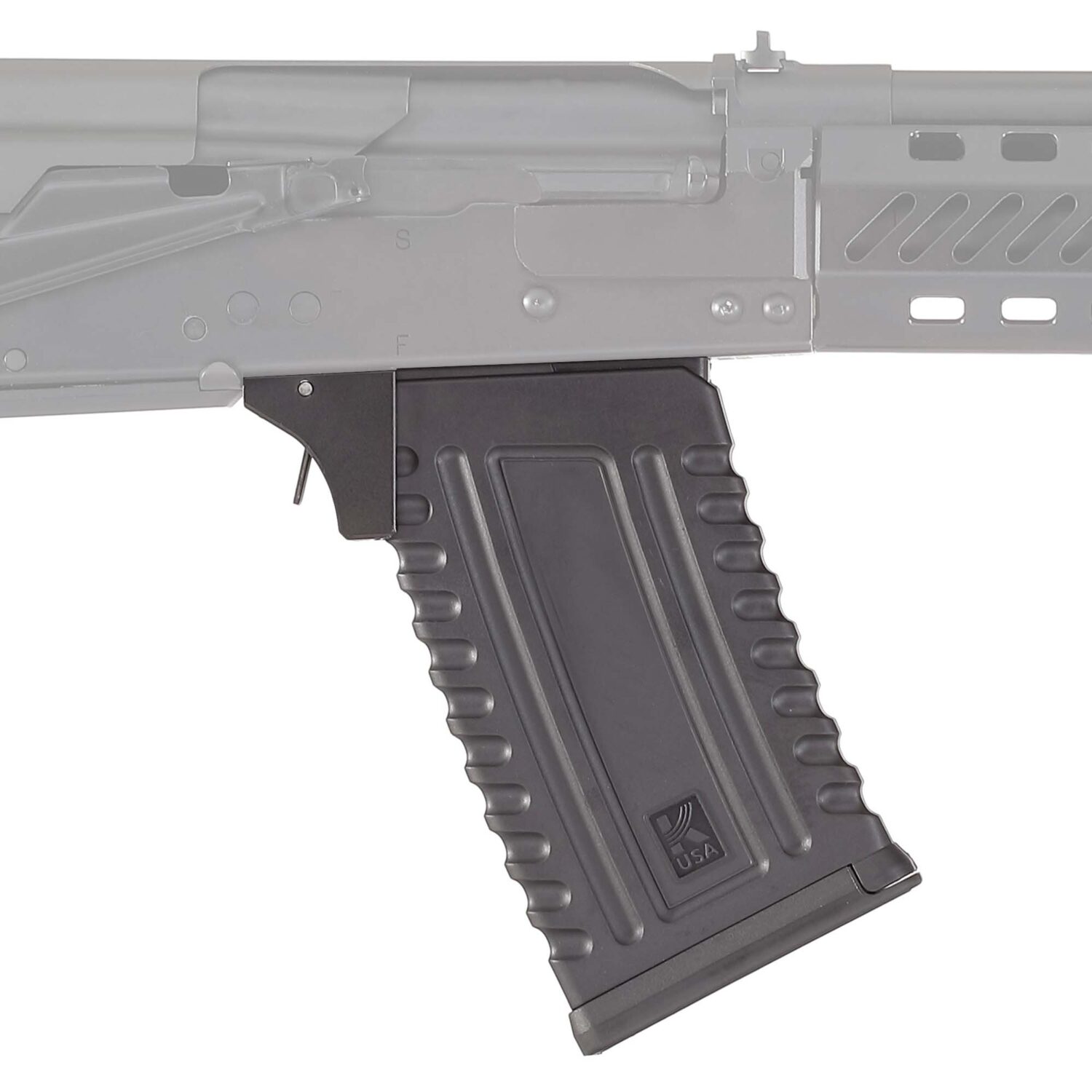 12 GAUGE - MAGAZINE RAMP + UPDATED YELLOW FOLLOWER - KUSA