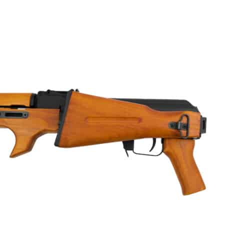 KR-103SFS - 7.62x39MM Side Folding Amber Wood Shark Fin Rifle - KUSA