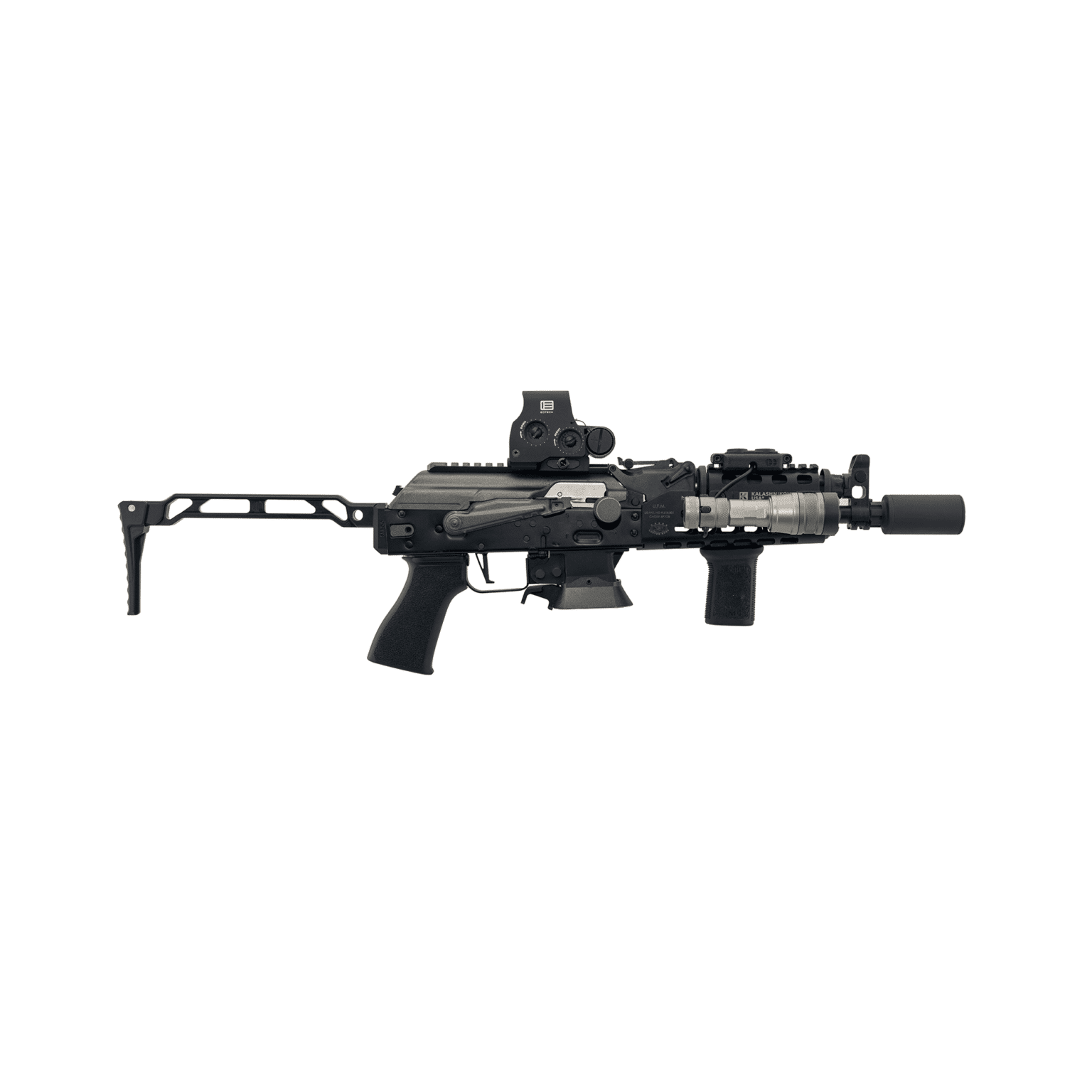 JMac AB-9R 5.5mm AK Folding Buttplate - KUSA